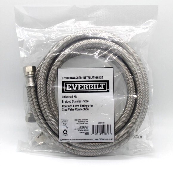 Other | Everbilt 6 Ft Stainless Steel Universal Dishwasher Installation ...